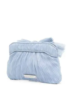 LOEFFLER RANDALL Rochelle Pleated Bow Clutch Bag