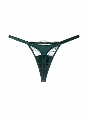FLEUR OF ENGLAND Ela Satin Thong
