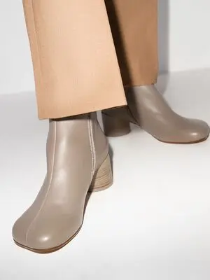 MAISON MARGIELA Anatomical 45mm Square-toe Ankle Boots
