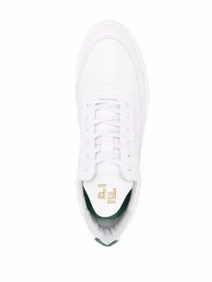 Filling Pieces Leather Sneakers - White