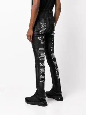 HACULLA. Arms Full Of Tats Printed Jeans