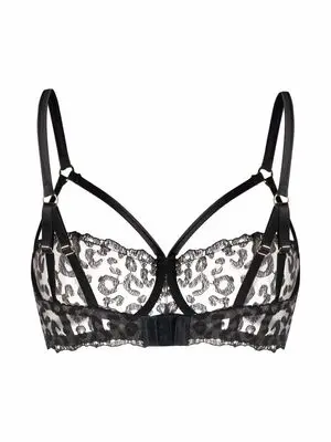 FLEUR OF ENGLAND Kittie Caged-strap Balcony Bra