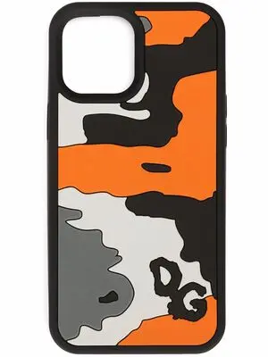 Dolce & Gabbana Camouflage-print Iphone 12 Pro Case - Black