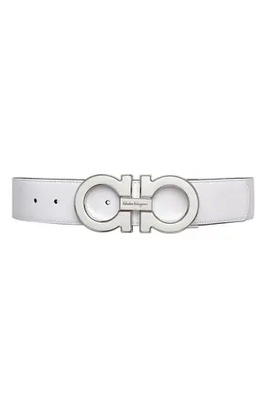 FERRAGAMO Paloma Reversible Leather Belt