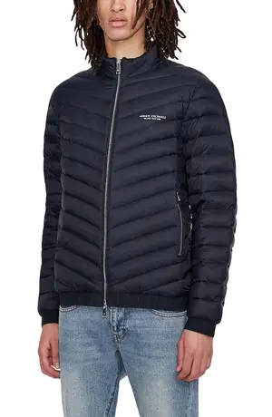 Armani Exchange Packable Down Puffer Jacket