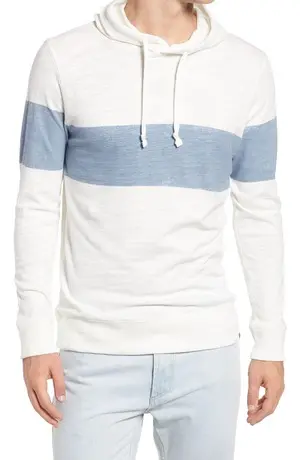 Faherty Brand Sunray Chest Stripe Hoodie