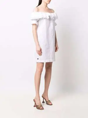 Philipp Plein Sangallo Lace Mini Dress