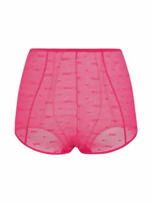 Dolce & Gabbana Dg Logo-print High-waisted Briefs