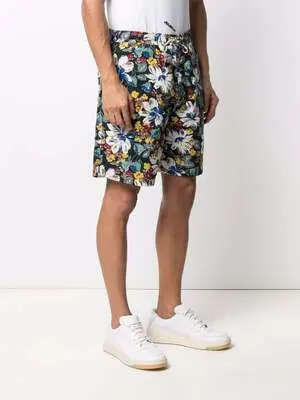 You Must Create Floral Drawstring Shorts