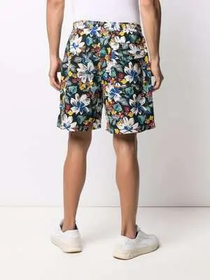 You Must Create Floral Drawstring Shorts