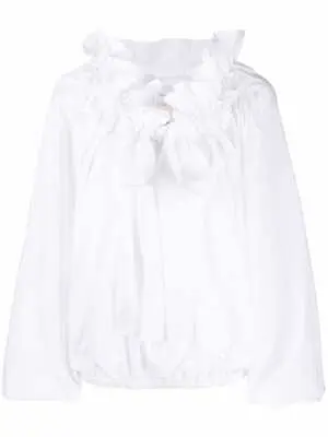 Patou Front Tie Blouses