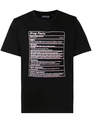 MOSTLY HEARD RARELY SEEN Graphic-print Stretch-cotton T-shirt - Black