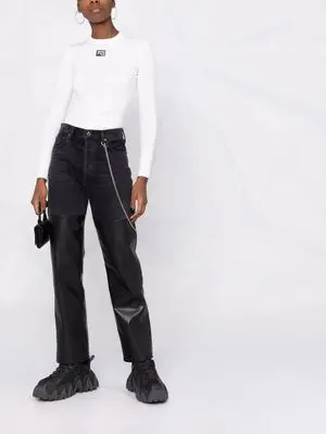 Alexander Wang Logo-print Long-sleeve T-shirt
