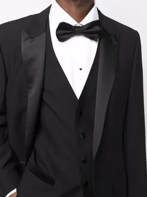Canali Buttoned Long-sleeve Tuxedo Shirt