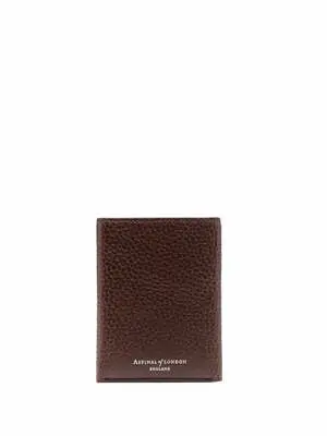 ASPINAL OF LONDON Tri-fold Leather Wallet - Brown