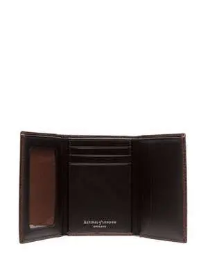 ASPINAL OF LONDON Tri-fold Leather Wallet - Brown