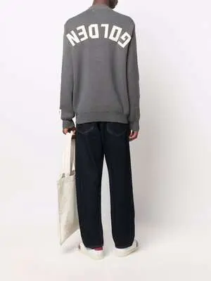 GOLDEN GOOSE Logo Patch Sweatshirt - Grey