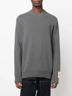 GOLDEN GOOSE Logo Patch Sweatshirt - Grey