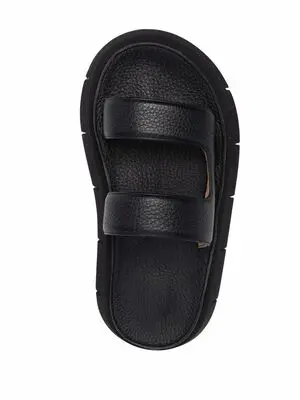 Marsèll Leather Slip-on Sandals - Black