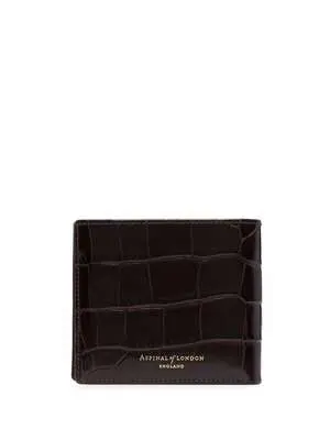 ASPINAL OF LONDON Bi-fold Leather Wallet - Brown