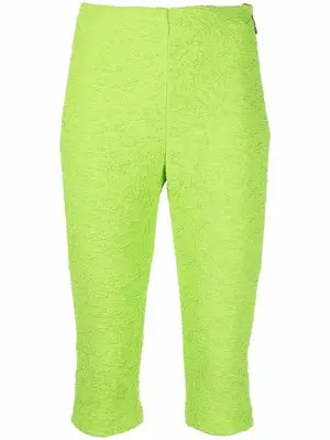 MSGM Jersey-knit Cropped Leggings