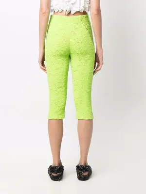 MSGM Jersey-knit Cropped Leggings