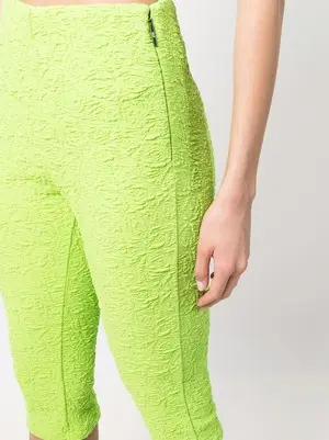 MSGM Jersey-knit Cropped Leggings