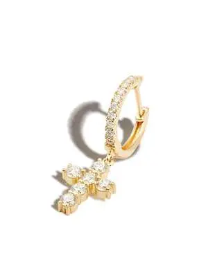ANITA KO 18kt Yellow Diamond Huggie Drop Earring - Gold