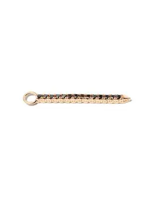 MARIA TASH 18kt Rose Gold Eternity Bar Diamond Charm