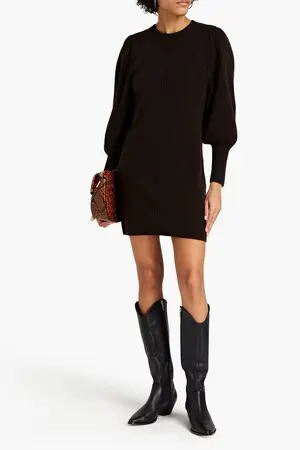BA&SH Nancy Wool And Yakblend Mini Dress