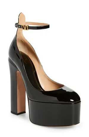 Valentino Garavani Valentino Tan-go Platform Pump In Nero At Nordstrom Nero