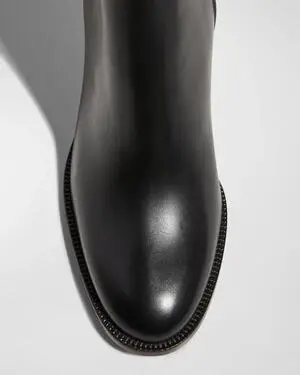 CHRISTIAN LOUBOUTIN 70mm Adoxa Zip Ankle Booties - Black