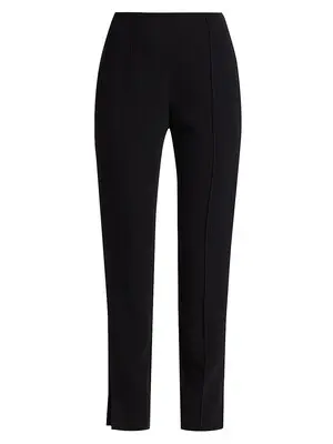 Cinq À Sept Brianne Pintuck Crepe Pants - Black