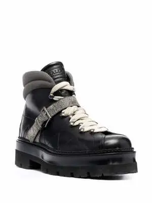 Bally Leather Lace-up Boots