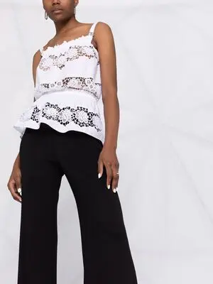 Alberta Ferretti High-waisted Flared Trousers