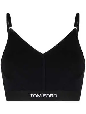 TOM FORD Logo Underband Bralette - Black