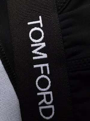 TOM FORD Logo Underband Bralette - Black