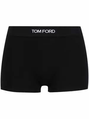 TOM FORD Logo-print Boxer Briefs - Black