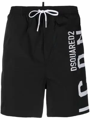 Dsquared2 Logo-print Drawstring Swim Shorts