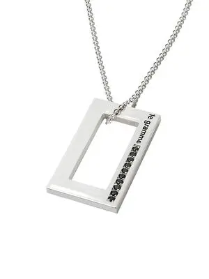 Le Gramme 3.4g Necklace With Black Diamonds