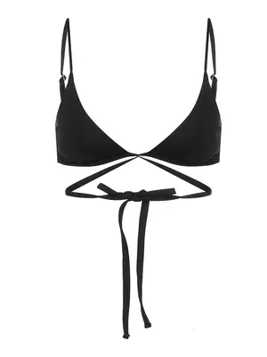 Simkhai Harlen Bikini Top - Black