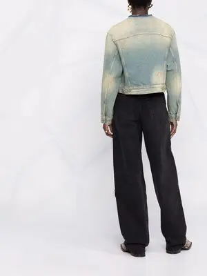 MAISON MARGIELA Distressed Denim Jacket - Blue