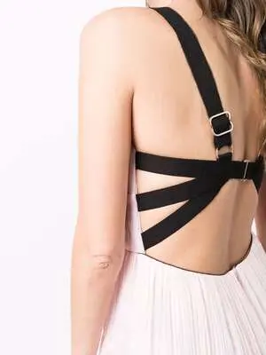 MARIA LUCIA HOHAN V-neck Sleeveless Dress