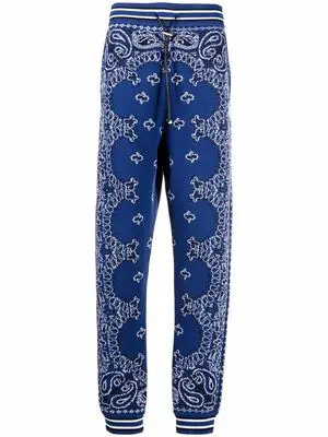 Amiri Bandana-print Track Trousers - Blue