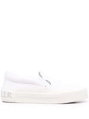 Women's White Slip Sneakers