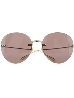 Gucci Round Sunglasses - Gold