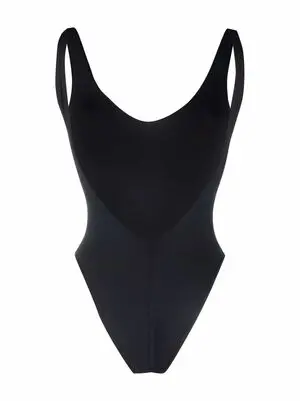 Elisabetta Franchi Logo-print Scoop-neck Swimsuit