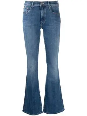 MOTHER Low-rise Flared Ankle Jeans