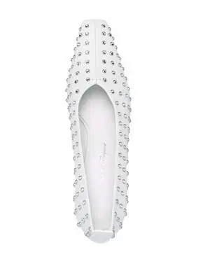 FERRAGAMO 60mm F-heel Rhinestone Pumps