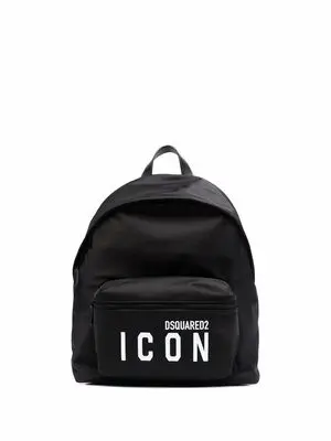 Dsquared2 Logo-print Pocket Backpack - Black